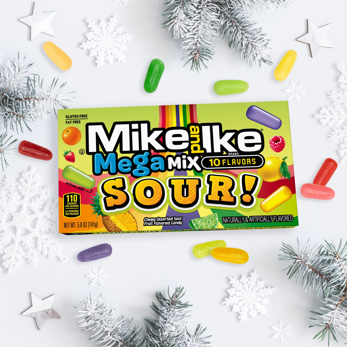 Mike and Ike Megamix Sour 141g [BEST BY / MHD 29.02.2024]– Sweet Ranch